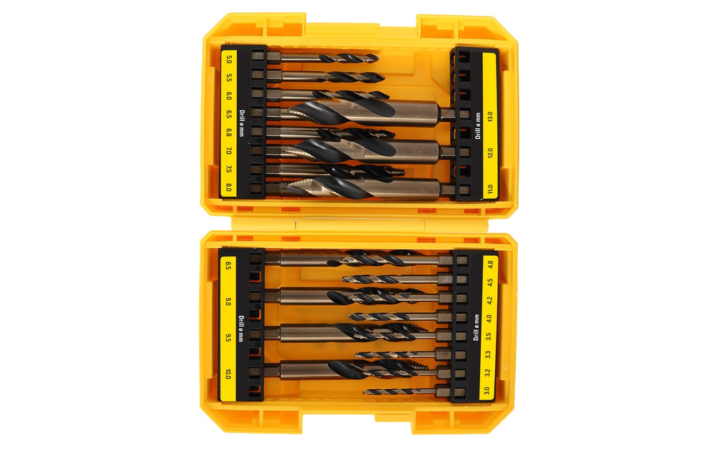 ALPHA 23 PCE IMPACT STEP TIP DRILL SET