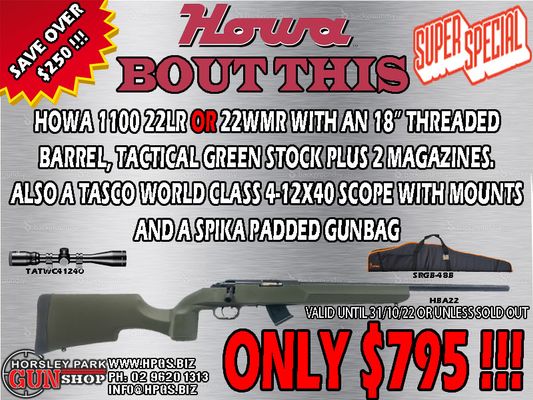 Hot Deals and Packages | Horsley Park Gun Shop