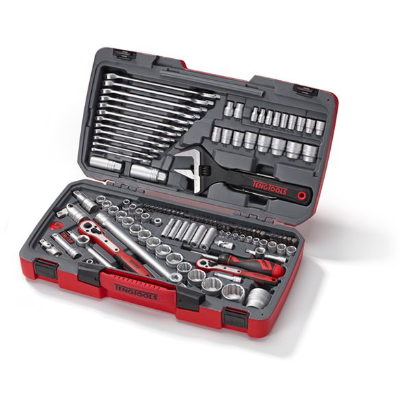 TENG 127PCE 1/4"-3/8"-1/2" DR. METRIC SOCKET & TOOL SET - ITM ...
