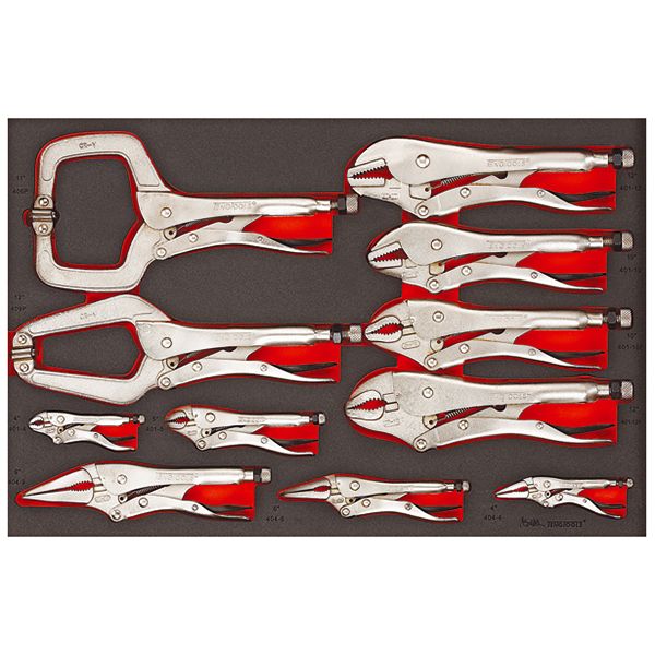 TENG 11PCE POWER GRIP PLIER SET (EVA) - ITM Industrial Products