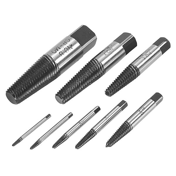 RYTOOL SPIRAL SCREW EXTRACTOR SET, 8 PIECE - ITM Industrial Products