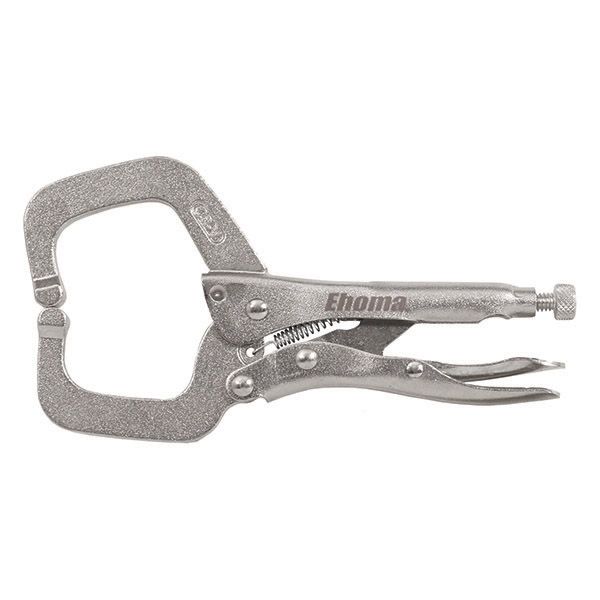 EHOMA LOCKING PLIER, C CLAMP REGULAR TIP 150MM - ITM Industrial Products