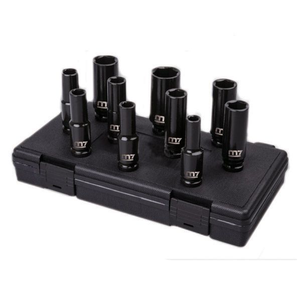 M7 IMPACT DEEP SOCKET SET, 1/2" DRIVE, 10PCE, 10 - 27MM - M7-MB45010M ...