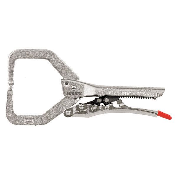 EHOMA AUTOMATIC LOCKING PLIER, C CLAMP REGULAR TIP 150MM - ITM ...