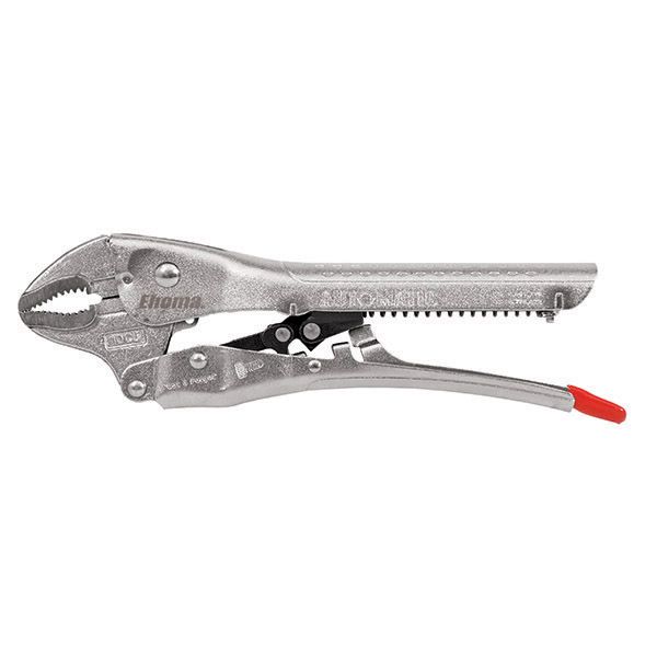EHOMA AUTOMATIC LOCKING PLIER, CURVED JAW, 250MM - ITM Industrial Products
