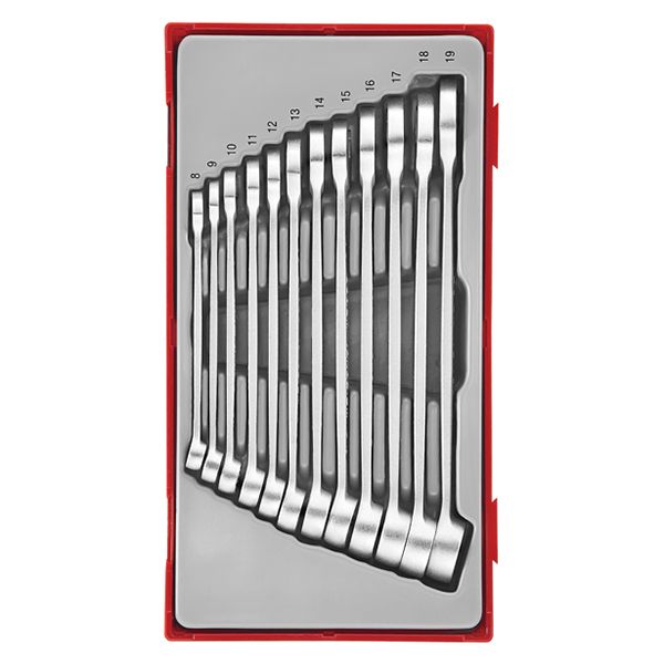 TENG 12PCE ANTI-SLIP COMBINATION SPANNER SET 8-19MM - TC-TRAY - ITM ...