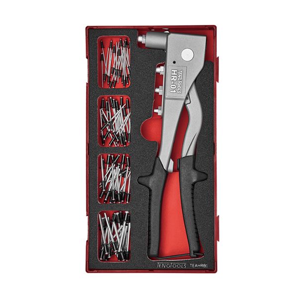 TENG 81PCE RIVET GUN SET - TEA-TRAY - ITM Industrial Products