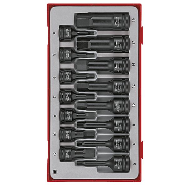 TENG 15PCE 3/8" &1/2" DR. MM HEX SOCKET SET - TC-TRAY - ITM Industrial ...