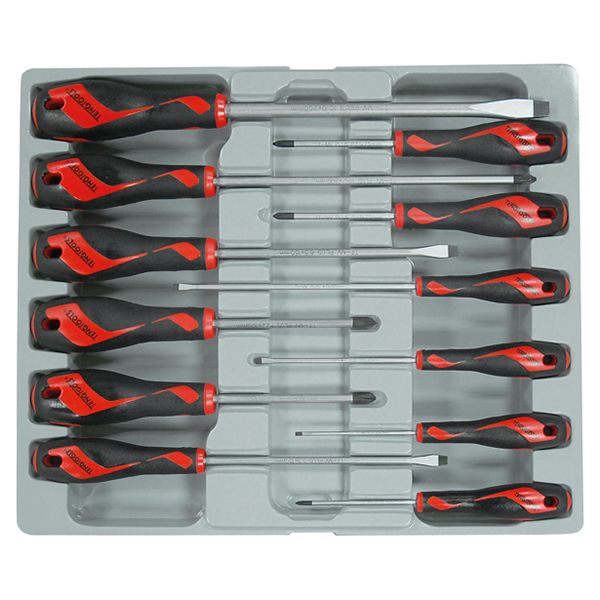 TENG 12PCE MD TT-MV+ FL-PH-PZ SCREWDRIVER SET - ITM Industrial Products