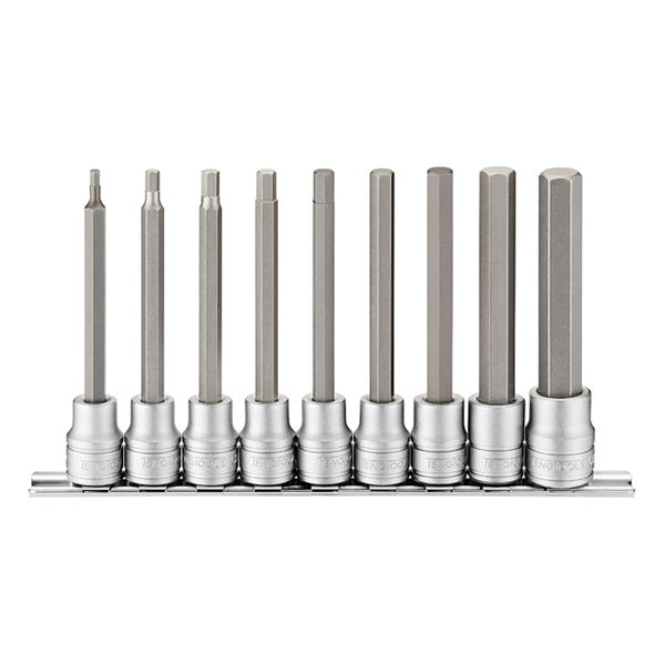 TENG 9PCE 3/8" DR. LONG HEX BIT SOCKET SET - 3-12MM - ITM Industrial ...