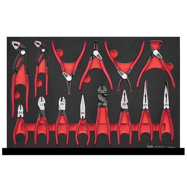 TENG 14PCE PLIER SET VINYL GRIP Q (EVA) - ITM Industrial Products
