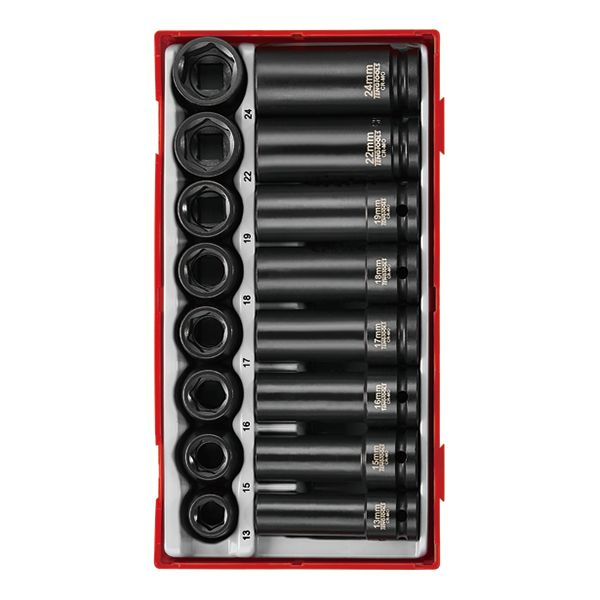 TENG 20PCE IMPACT SOCKET SET 1/2" DR. - TC-TRAY - ITM Industrial Products