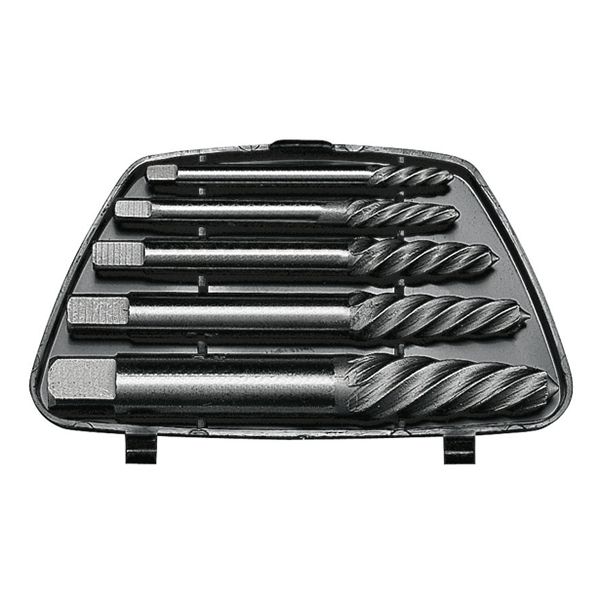 TENG 5PCE SCREW EXTRACTOR SET - ROUND SHANK - ITM Industrial Products