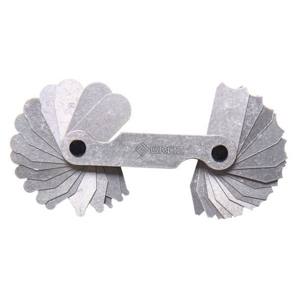 RDG/15/15.5-25 GROZ RADIUS GAUGES, 15.5 - 25MM, 15 PAIRS LEAVES, 180 ...