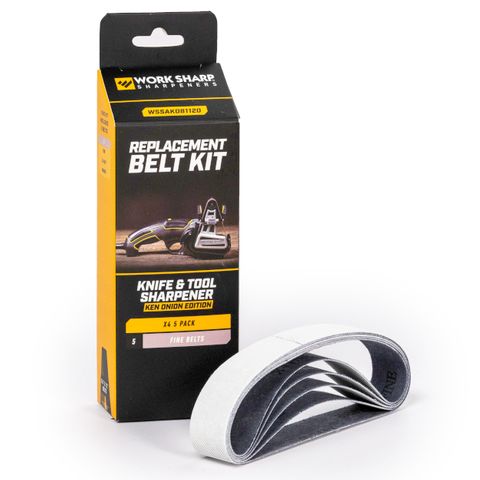 WORKSHARP REPLACEMENT BELT, 120 GRIT (RED), TO SUIT WSKTS-KO ...
