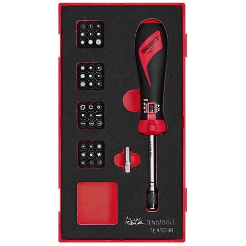 TENG 38PCE 1/4" DR. TORQUE SCREWDRIVER SET 1-5NM EVA-TEA-TRA - ITM ...