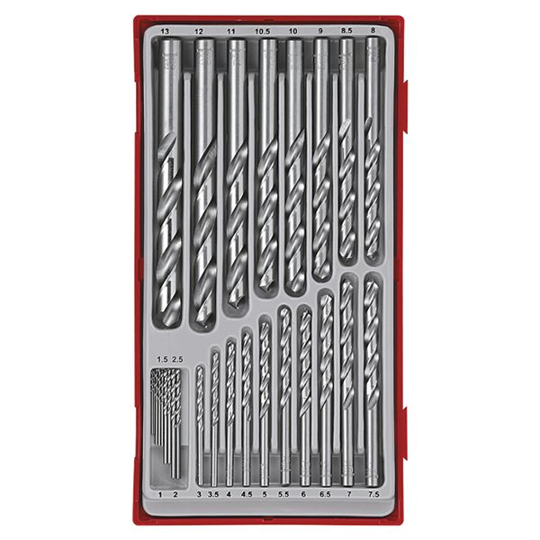 TENG 28PCE DRILL BIT SET 1-13MM - TTD-TRAY - ITM Industrial Products