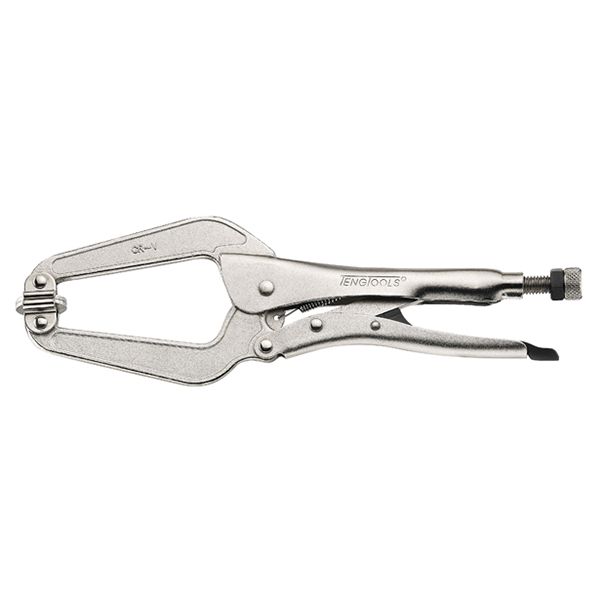 TENG 12" LONG C-CLAMP LOCK PLIER (NP) W/SWIVEL PAD - ITM Industrial ...