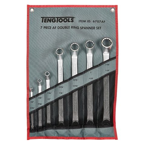 Double ended ring spanner set store