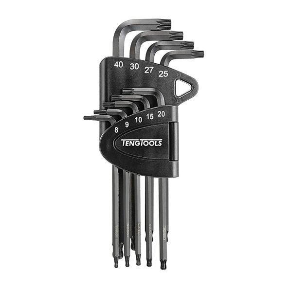 TENG BALL-END TX KEY SET, 9PCE, T8-T40 - ITM Industrial Products