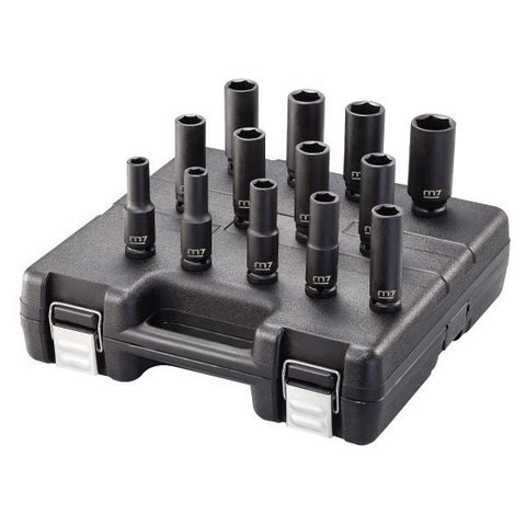 M7 IMPACT DEEP SOCKET SET, 1/2" DRIVE, 10PCE, 10 - 27MM - M7-MB45010M ...