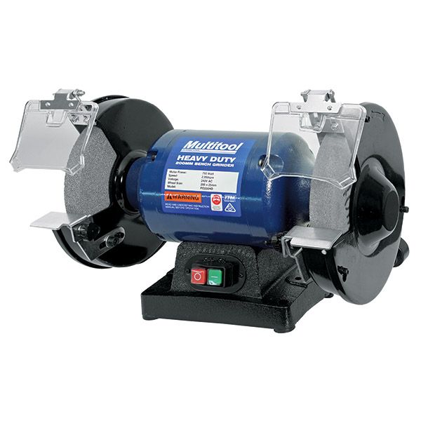 MULTITOOL BENCH GRINDER INDUSTRIAL 240V, 750W, 200MM - PO200HD - ITM ...