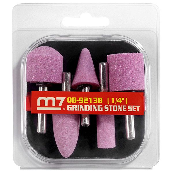 M7 5PC GRINDER STONE SET IMPERIAL 1/4" SHANK - M7A-QB9213B - ITM ...