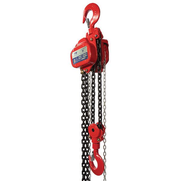 ITM CHAIN BLOCK, HEAVY DUTY, LOAD LIMITED, 5 TONNE, 3 METRE LIFT - ITM ...