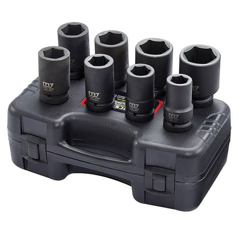 M7 IMPACT SOCKET SET, 1" DRIVE, 9PCE, 27 - 50MM - M7-MB81009M - ITM ...