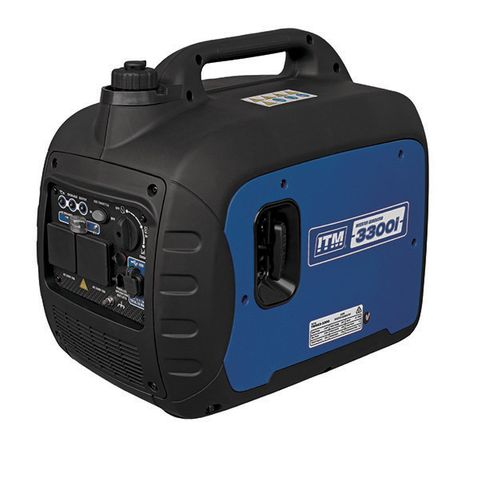 ITM INVERTER GENERATOR PETROL 3300W PEAK RECOIL START - TM523-3300 ...