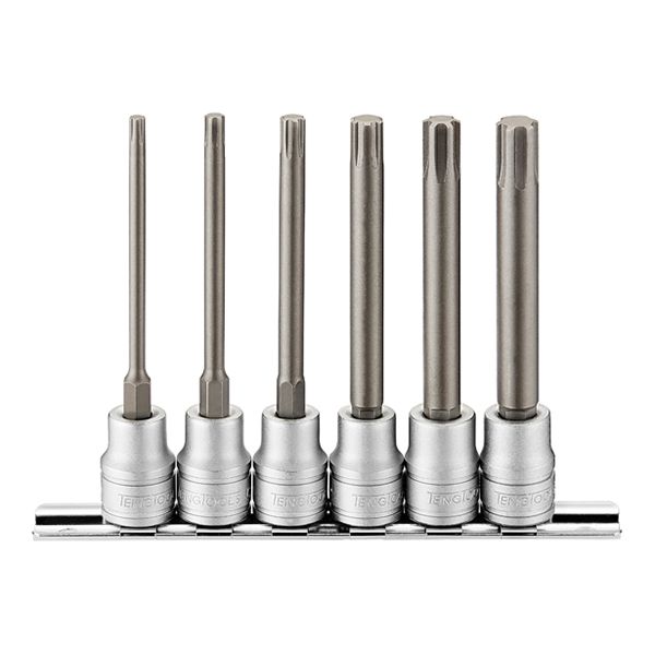 TENG 6PCE 3/8" DR. LONG RIBE BIT SOCKET SET - M4-M10 - ITM Industrial ...