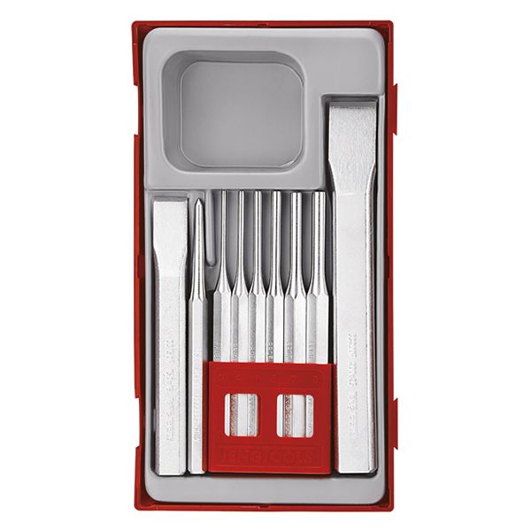 TENG 9PCE P PUNCH & CHISEL SET - TC-TRAY - ITM Industrial Products