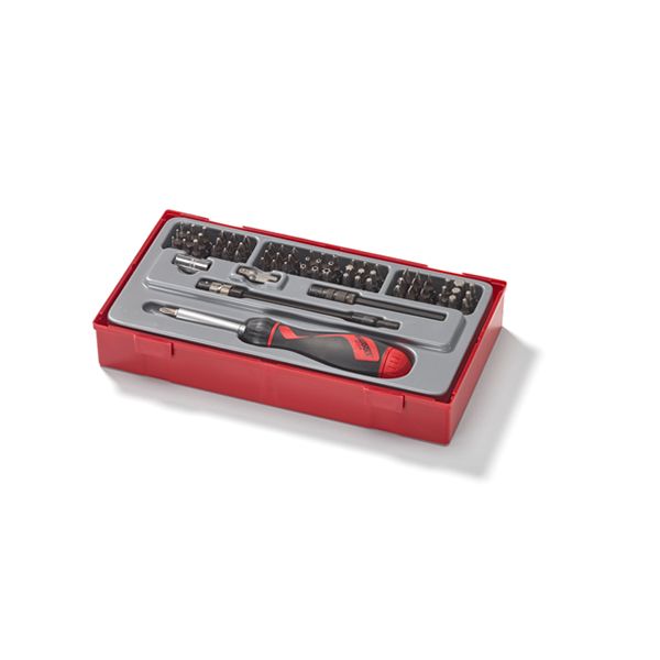 TENG 74PCE MD RATCHET SCREWDRIVER BITS SET - TC-TRAY - ITM Industrial ...