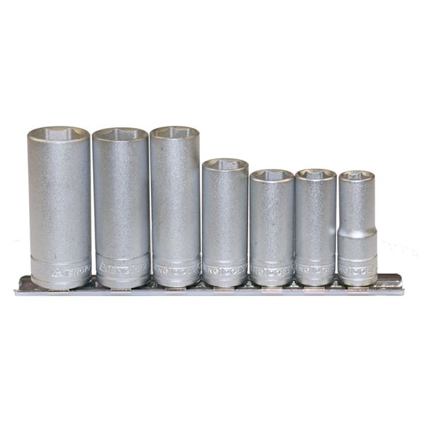 TENG 7PCE 3/8" DR. DEEP MM SOCKET SET 10-19MM - ITM Industrial Products