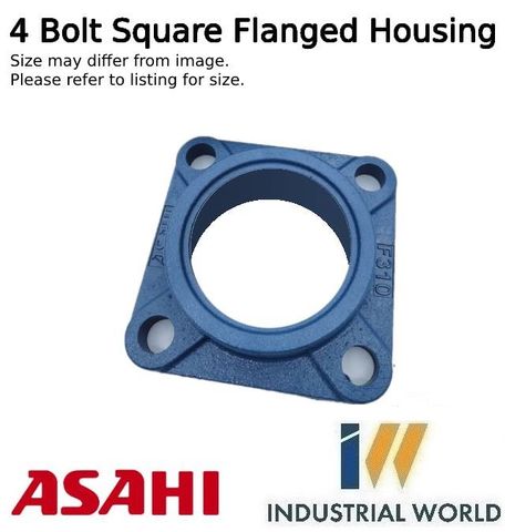 ASAHI -4 Bolt Square Flange Housing (Heavy Duty)