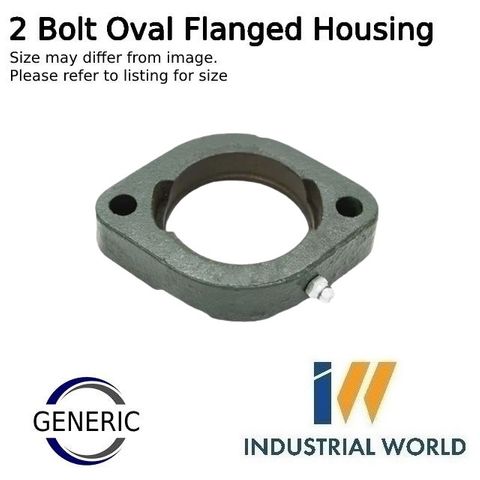 GENERIC - 2 Bolt Oval Heavy Flanged Housing