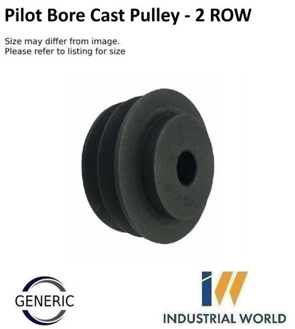 Generic - Pilot Bore Cast Pulley - 2 ROW - SPA - 8