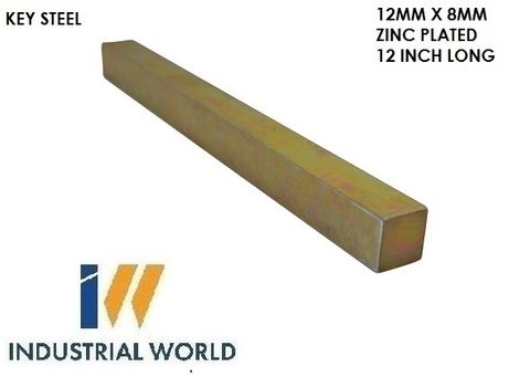 Key Steel 12mm x 8mm