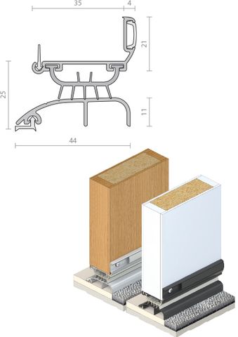 RAVEN RP4 DOOR BOTTOM SEAL