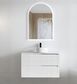 Noosa 900mm Satin White Wall Hung Vanity