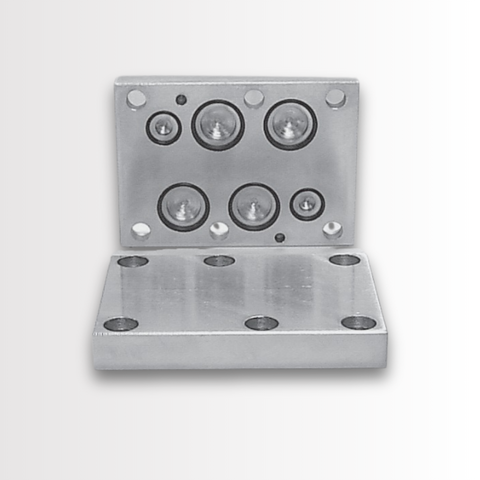 HYDRAULIC BLANKING PLATE, CETOP8, MATERIAL: ALLOY, MAX WORKING PRESSURE ...