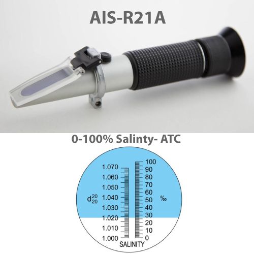 REFRACTOMETER SALINITY/ATC 0-100% | Laboratory Instrument Services