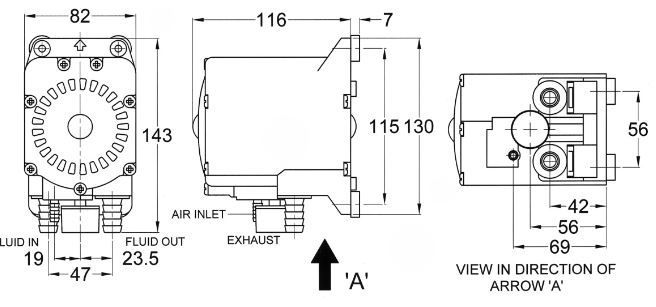 Flojet Air Operated Pump