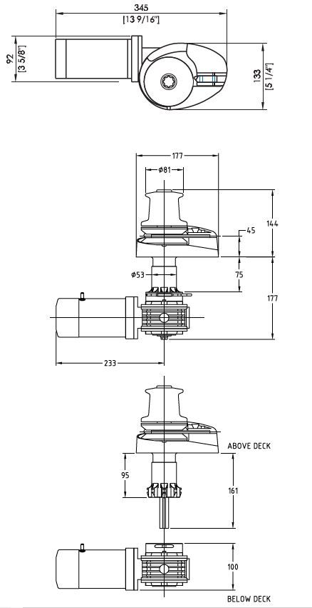 Muir Atlantic Vertical Automatic Free Fall 600 Windlass