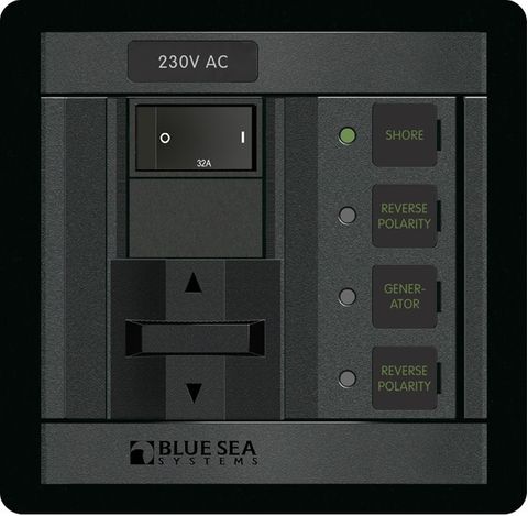 Blue Sea 360 Panel AC Source Selection Circuit Breaker Panel
