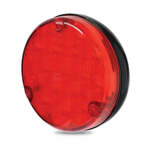 Hella 110mm Round LED Stop/Rear Position Lamp - Black Base | Mike's ...