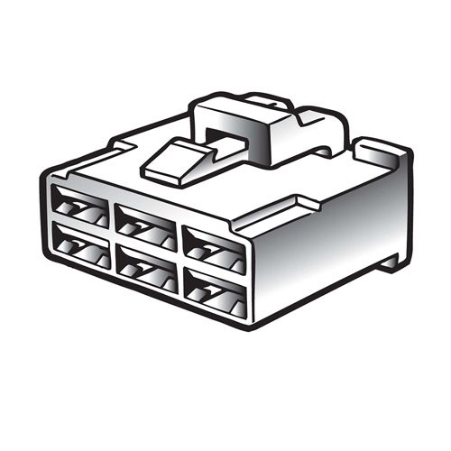 Narva 6 Way Male Quick Connector Housing (10 Pack) | Mike's Transport ...