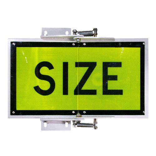 Oversize Folding Sign R/H (SIZE) | Mike's Transport Warehouse