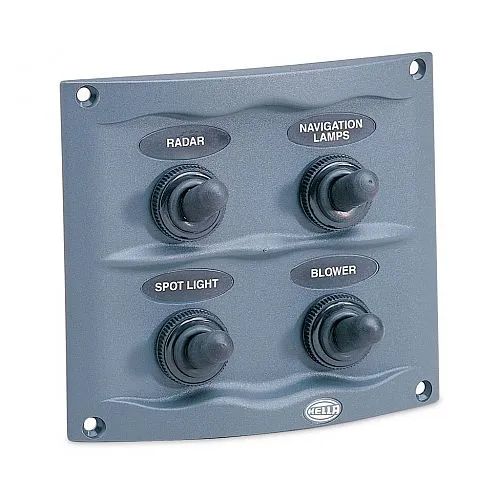 Hella Compact Switch Panel Off-On - 4 Way | Mike's Transport Warehouse