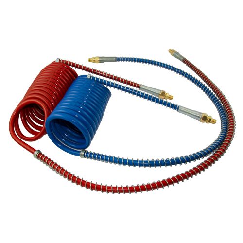 Suzi Coil Set Red / Blue Long Tail - 5m | Mike's Transport Warehouse